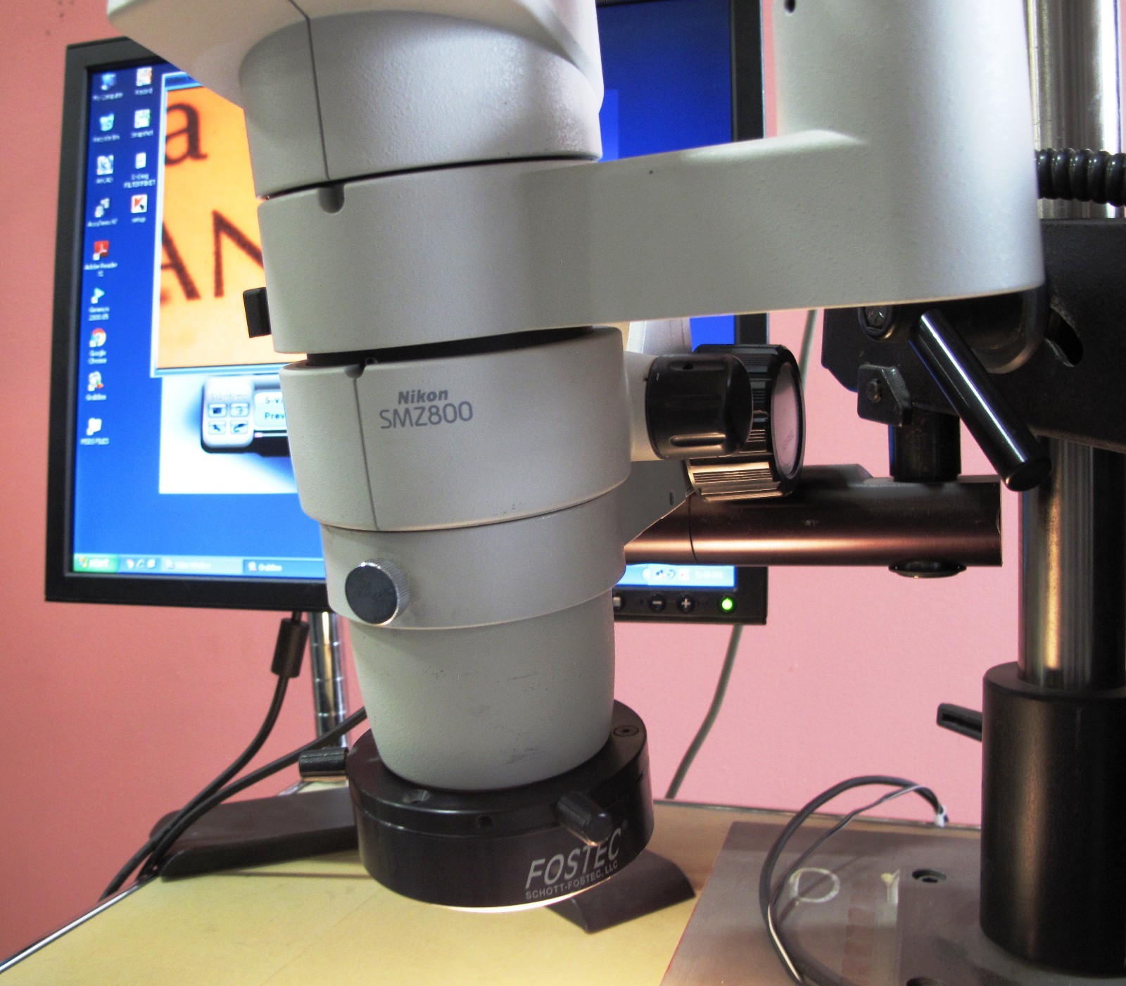 Nikon SMZ800 Stereo Microscope with Light source, PC & Software, Camera ...