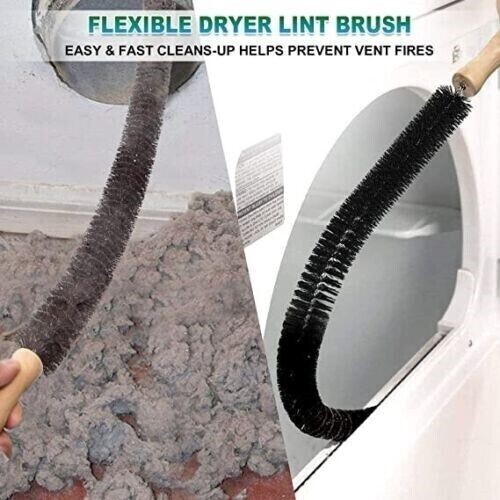 Lint Remover Brush Dryer Vent Trap Cleaner Kit Cleaning Refrigerator ...