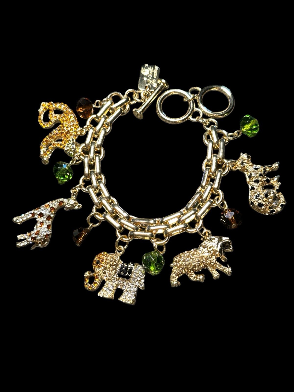 Signed Off Park Collection Animal Charm Bracelet Gold… - Gem