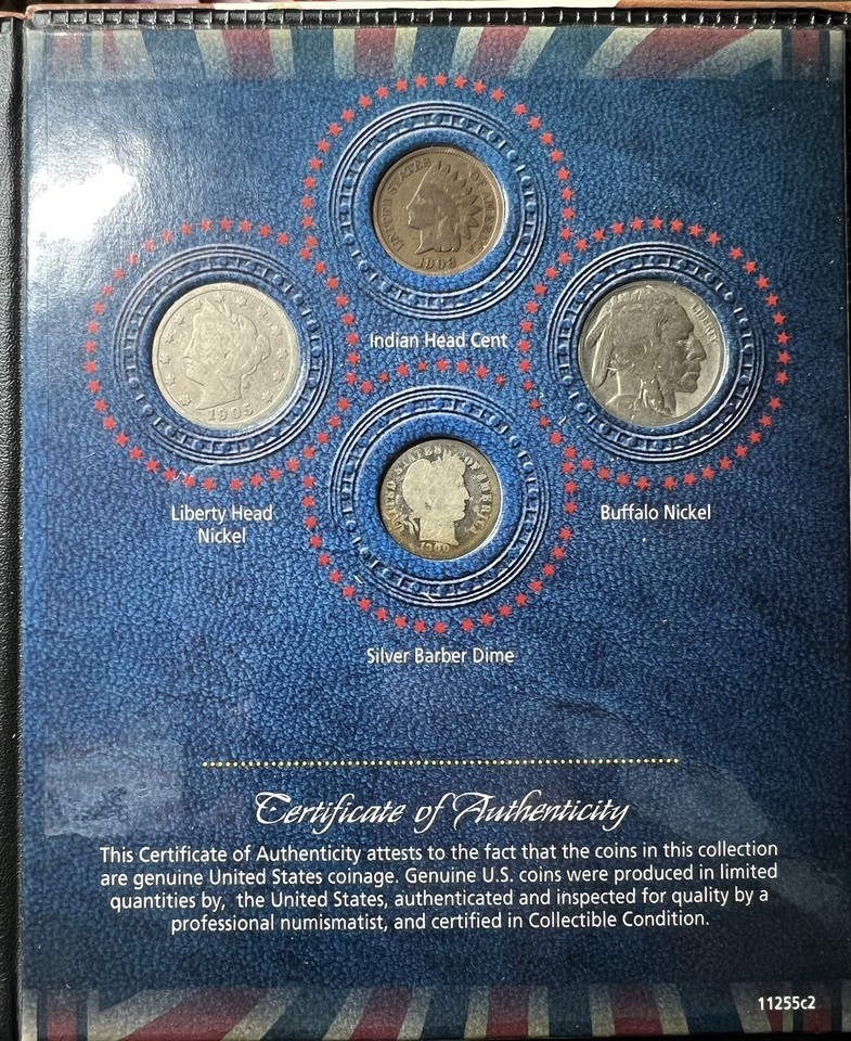 Obsolete Coin Set: The No Motto Coin Collection, Original Sleeve And ...