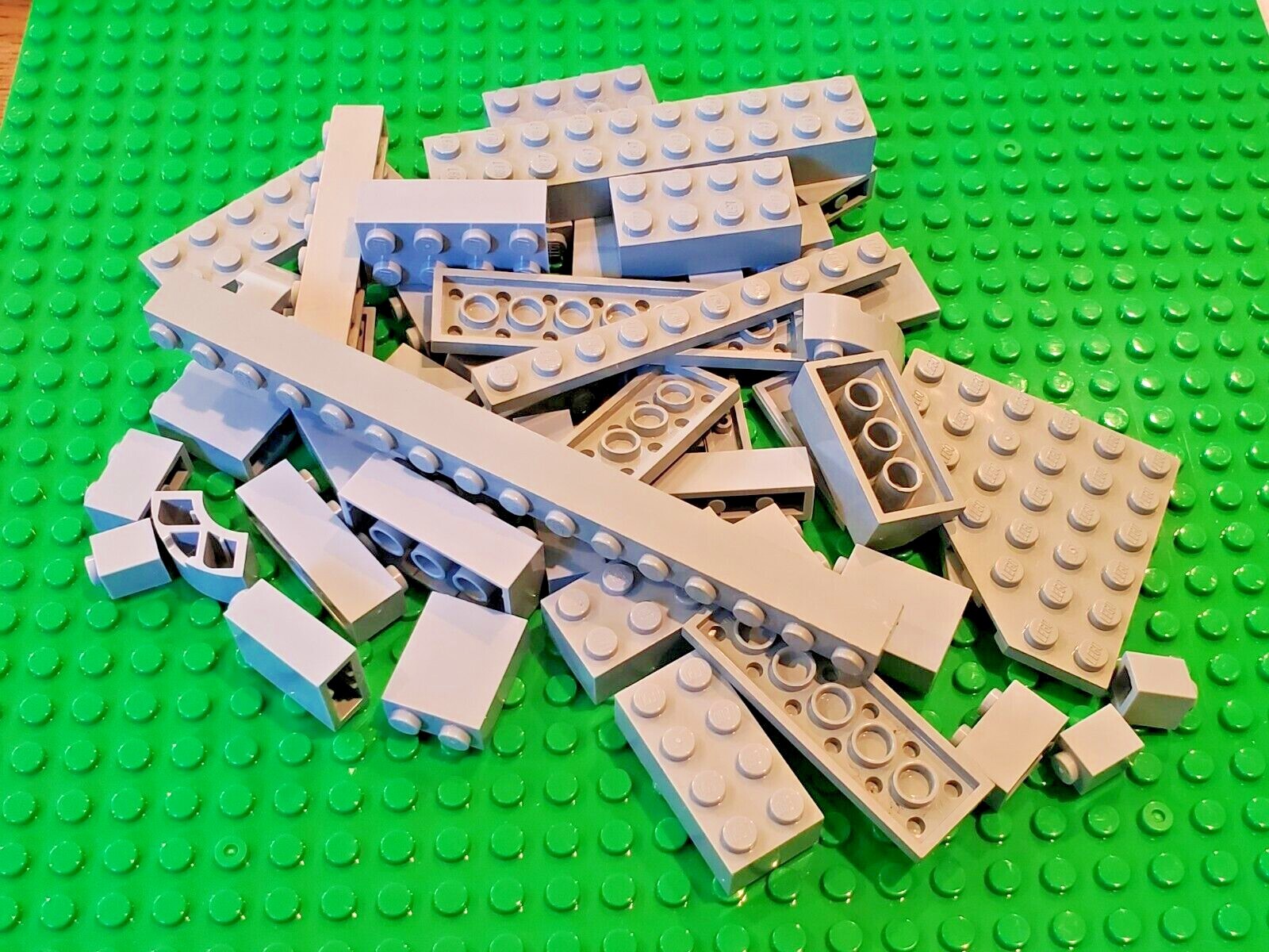 Lot of 50 Gray Lego Bricks Plates Curved Sloped Pieces | eBay