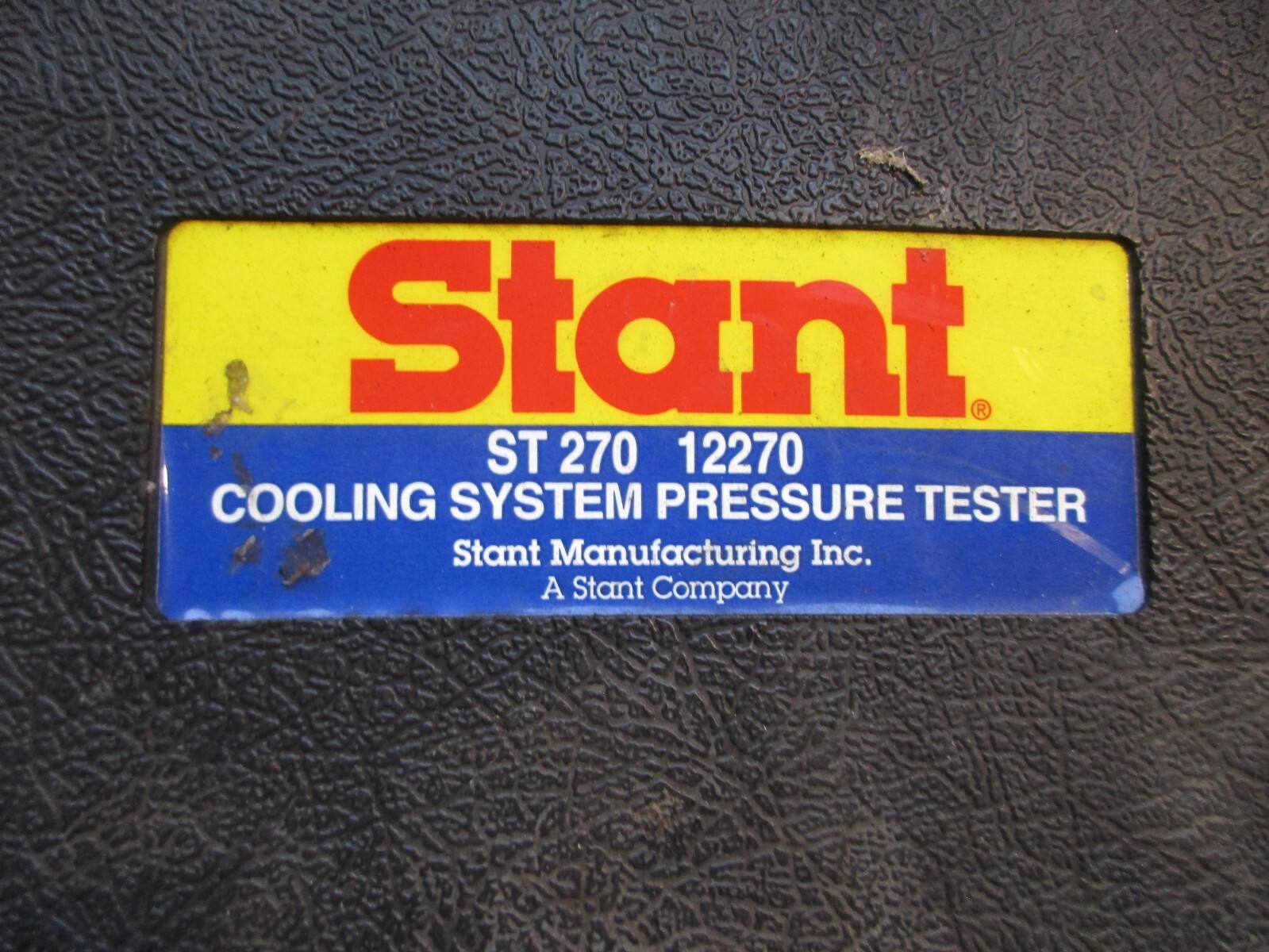 STANT ST270 12270 COOLING SYSTEM PRESSURE TESTER (PARTS ONLY) | eBay
