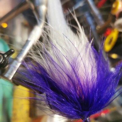 Pike - predator - custom pimped streamer bouface purple 8/9 ...