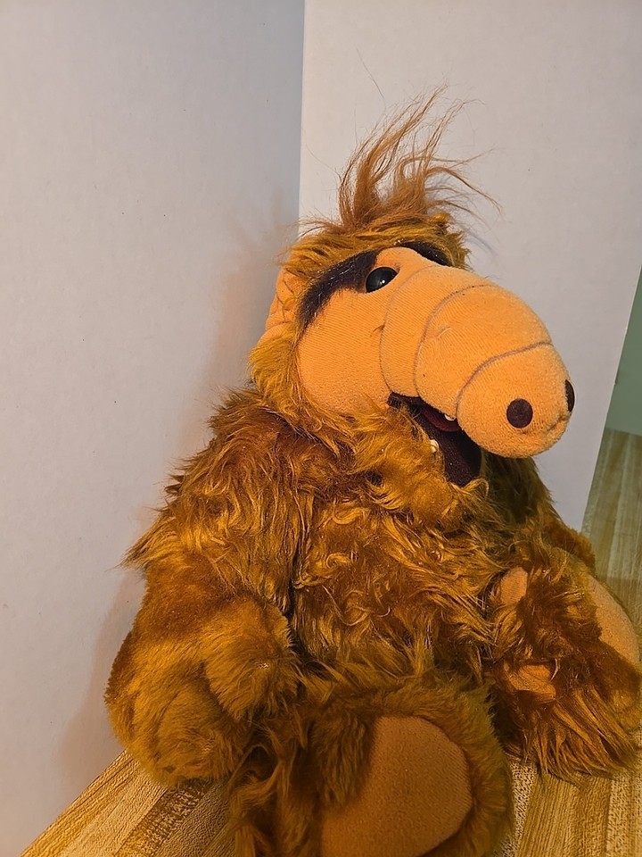 Vintage 1986 ALF 18" Plush Doll Coleco Alien Productions Stuffed Animal ...