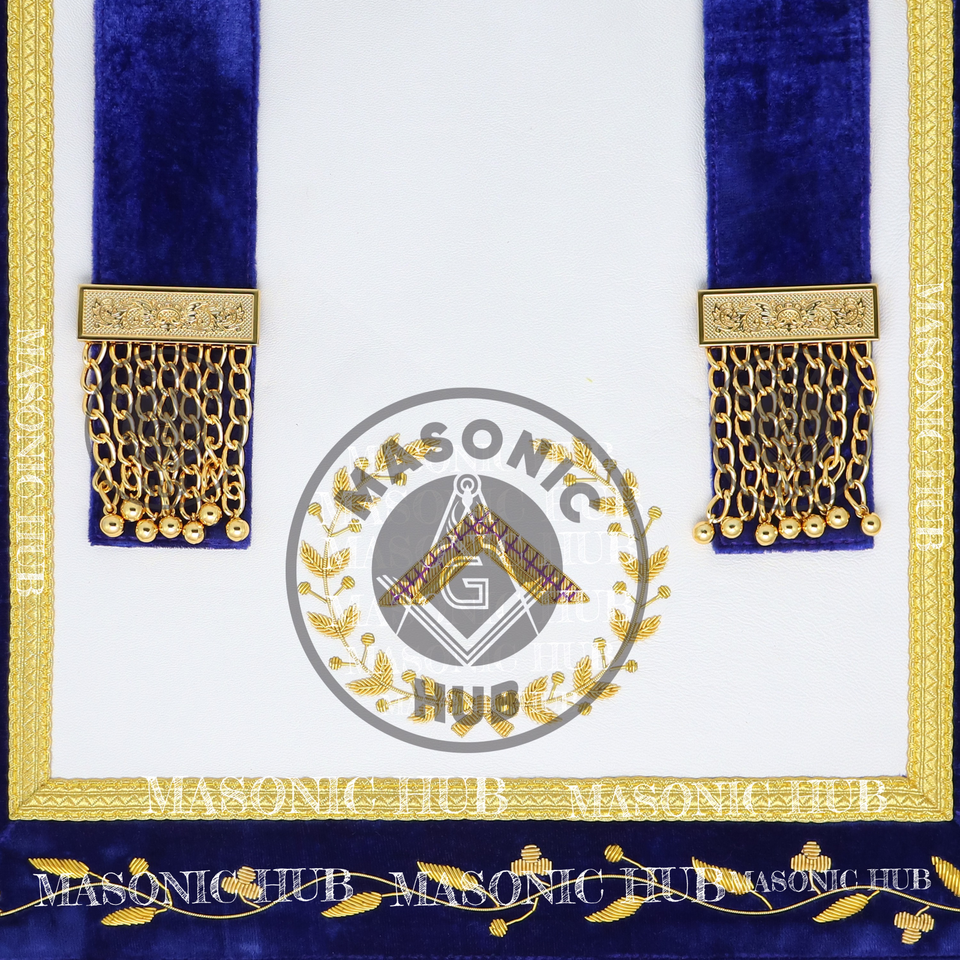 Masonic Grand Lodge Worshipful Master Regalia – Hand Embroidered ...