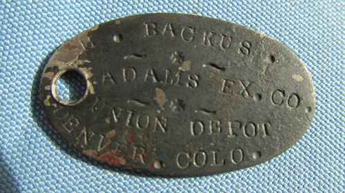 Very Rare 1880's Denver Colo. Union Depot H. Backus Adams Express Co ...