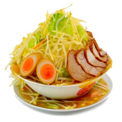Sample Fake Food Large Portion Ramen with Lots of Vegetables Handmade ...