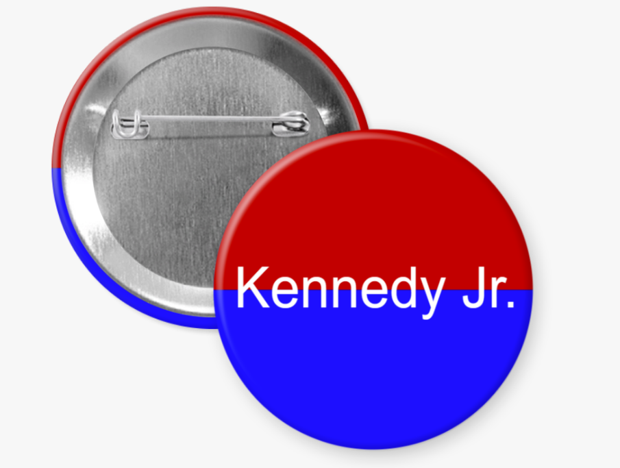 Robert F. Kennedy, Jr. 2024 buttons - RFK Jr. for President Pins 4-pack ...