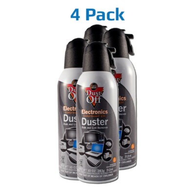 Falcon Dust-Off Compressed Air Electronics Lint Duster 10oz 4 Pack | eBay