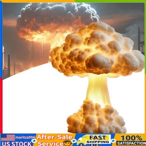 Nuclear Explosion Bomb Mushroom Cloud Lamp USB 3D Night Lights ...