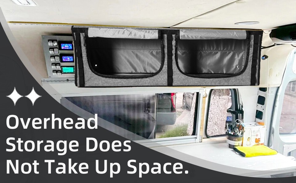 For Mercedes Benz Sprinter 36inch Overhead Soft Cabinet Bag Camper Van ...