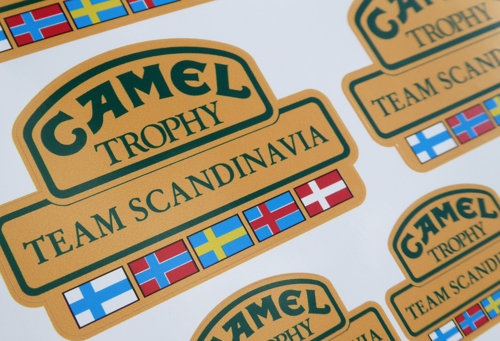 RC Rock Crawler 'CAMEL TROPHY TEAM SCANDINAVIA' 18th scale stickers ...