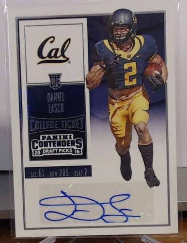 2016 CONTENDERS DANIEL LASCOL ROOKIE AUTO #187 SAINTS CAL MS | eBay