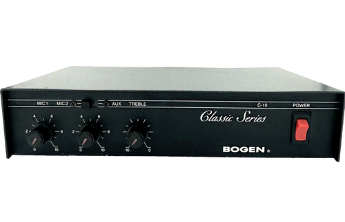 Bogen C10 Public Address Amplifier 10 Watt Classic Series Telephone ...