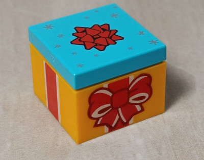 New LEGO Gift Package Wrapping Paper BIG RED BOW Winter Snowflakes ...