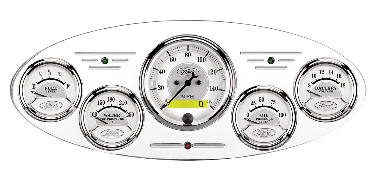 32 Ford Car Billet Aluminum Gauge Panel Dash Insert Instrument Cluster ...
