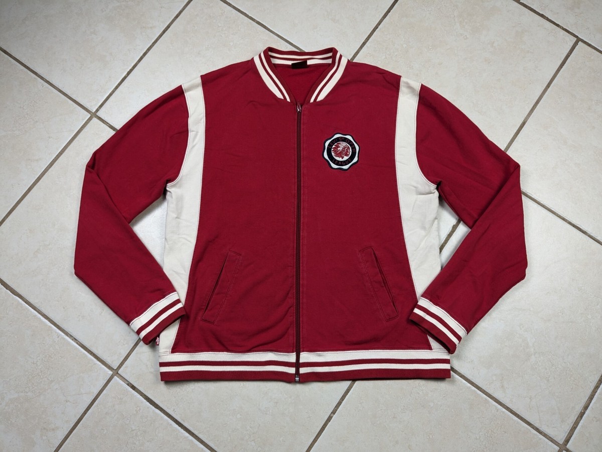 Levi's Open League Mens XLarge XL Red Full Zip Track Varsity Levi's Open League Mens XLarge XL Red Full Zip Track Varsity