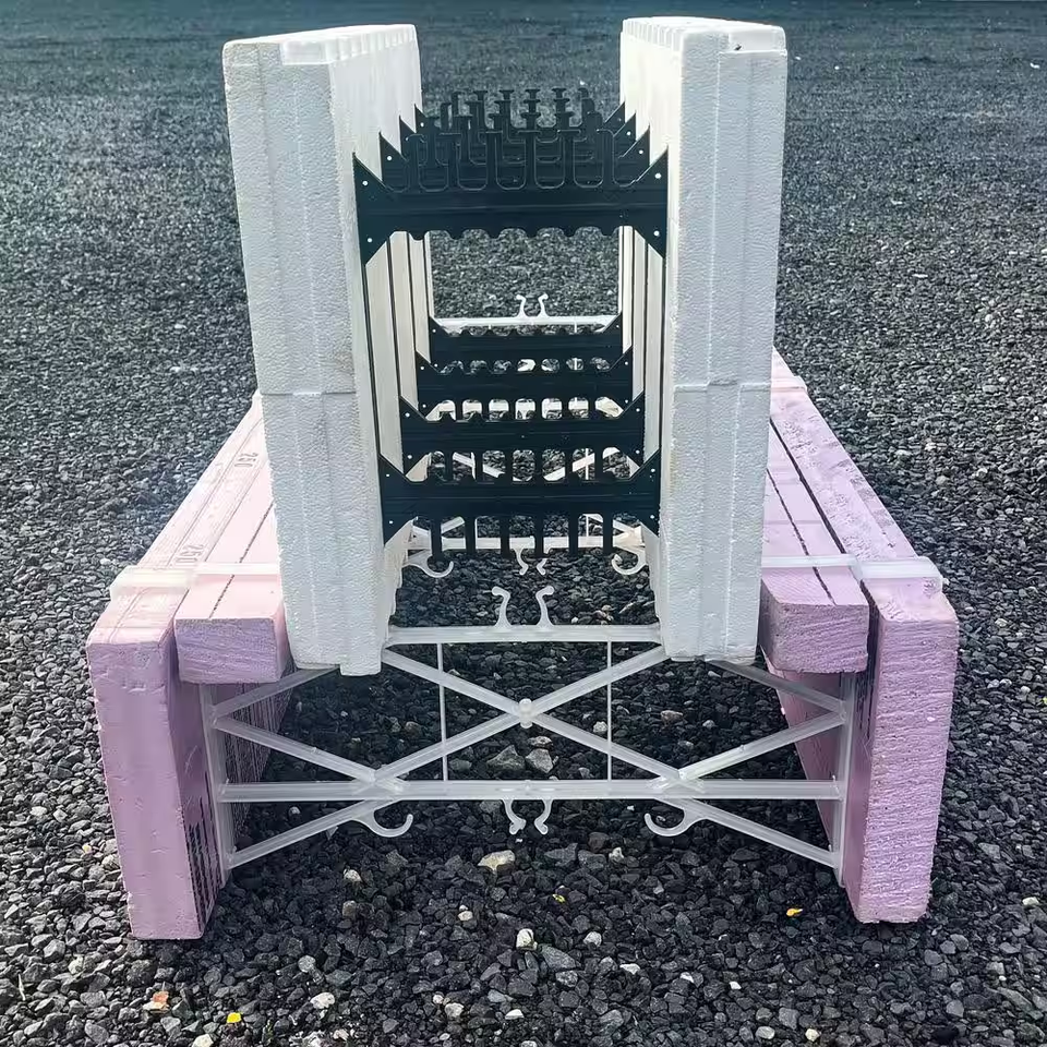 1 Lb Footing Tie Plastic Durable Stay In Place Form Concrete White 25 ...