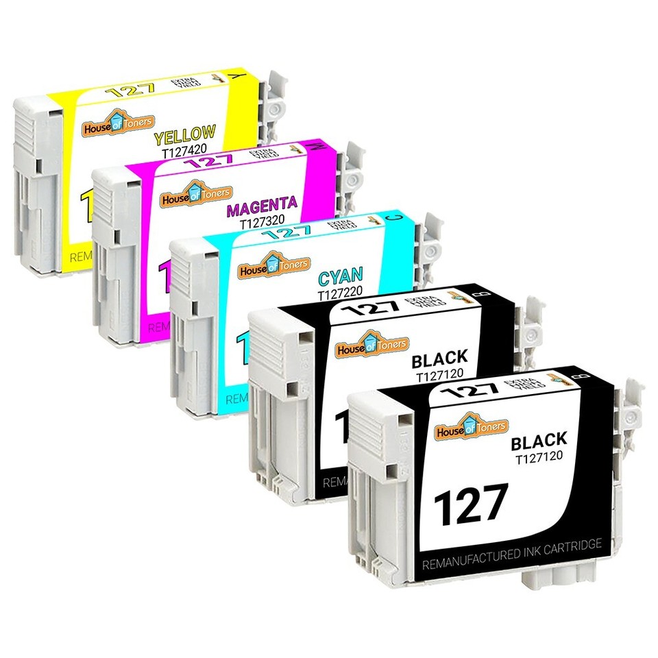Printer Cartridge Fits Epson T127 Ink Workforce WF-7010 WF-7510 WF-7520 ...