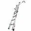 Epic Little Giant Ladder with Ratchet Levelers, Safety Rails 300lb ...