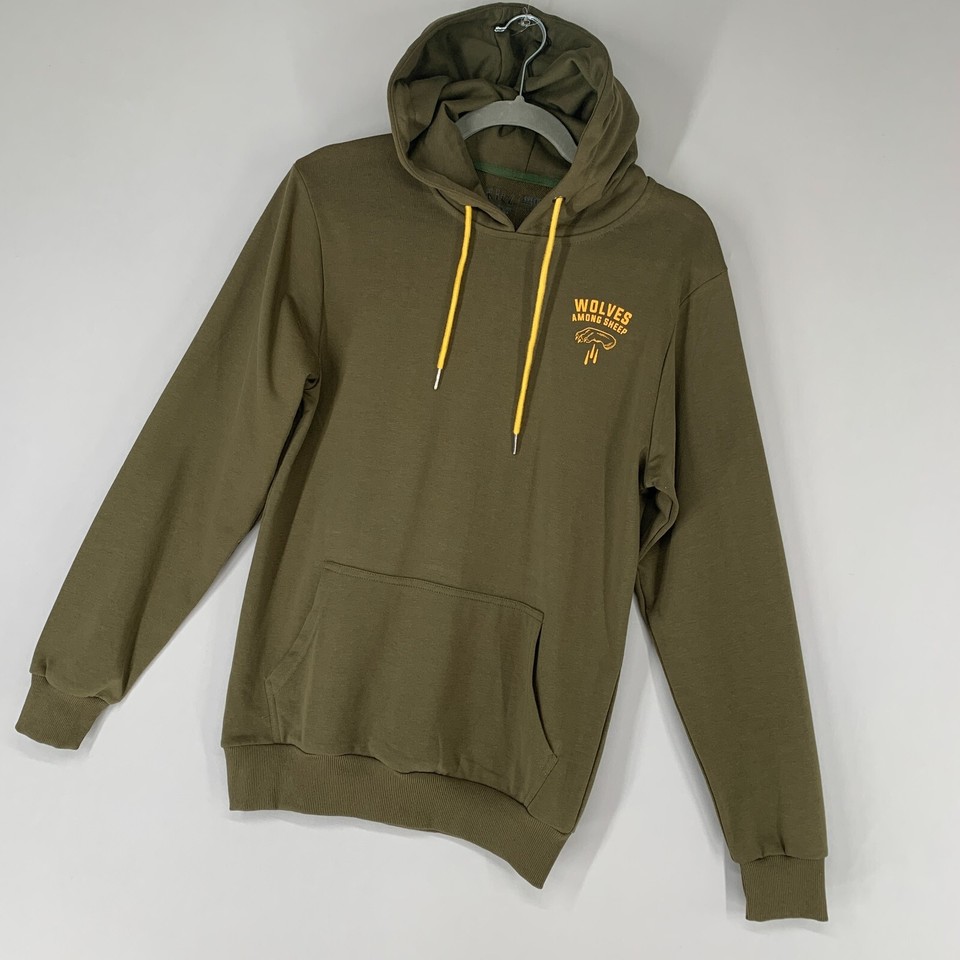 Kill Crew Men Sweater S Green Kill Crew Hoodie Casual Wolves Among ...