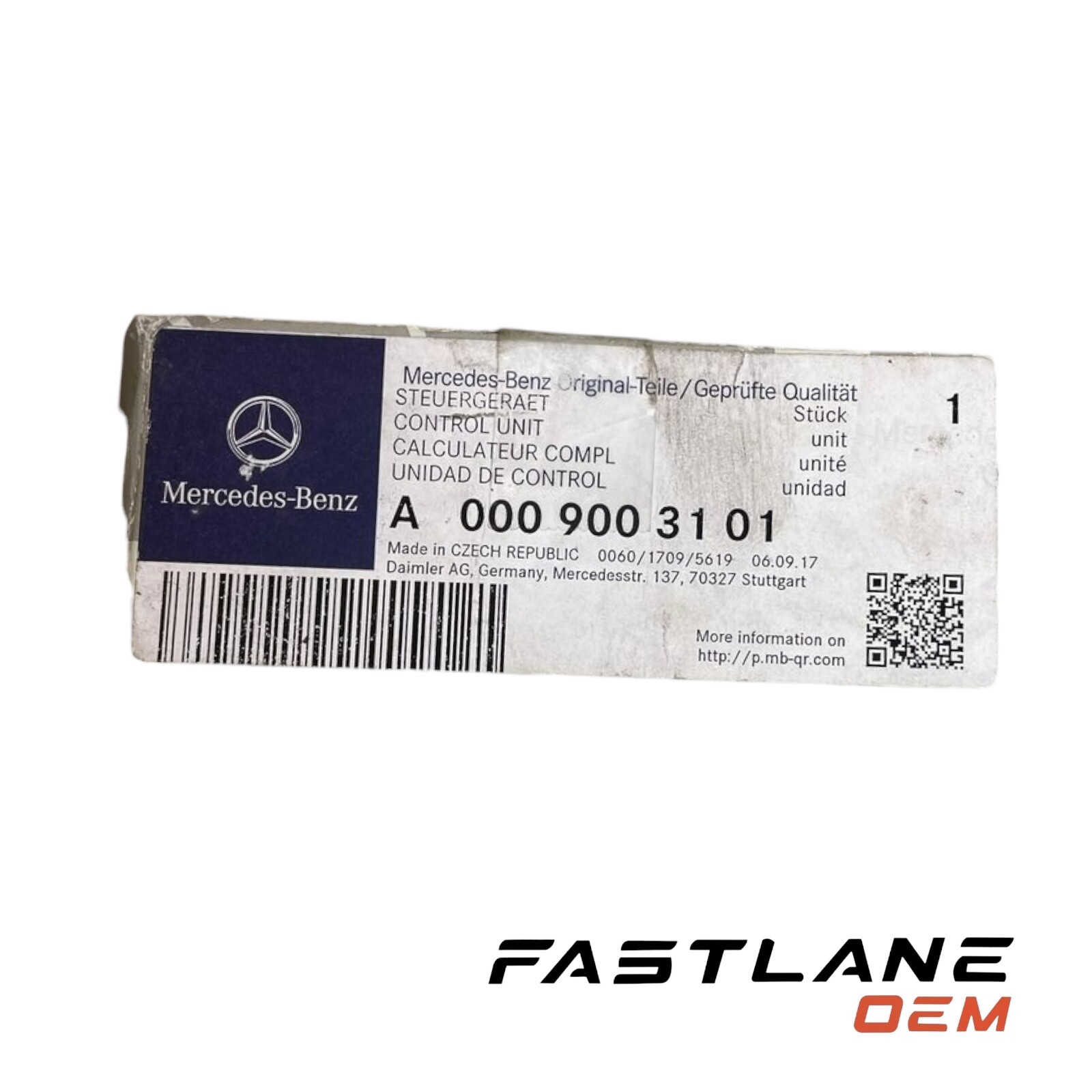 Mercedes-Benz C W204 Fuel Pump Control Unit A0009003101 OEM for sale ...