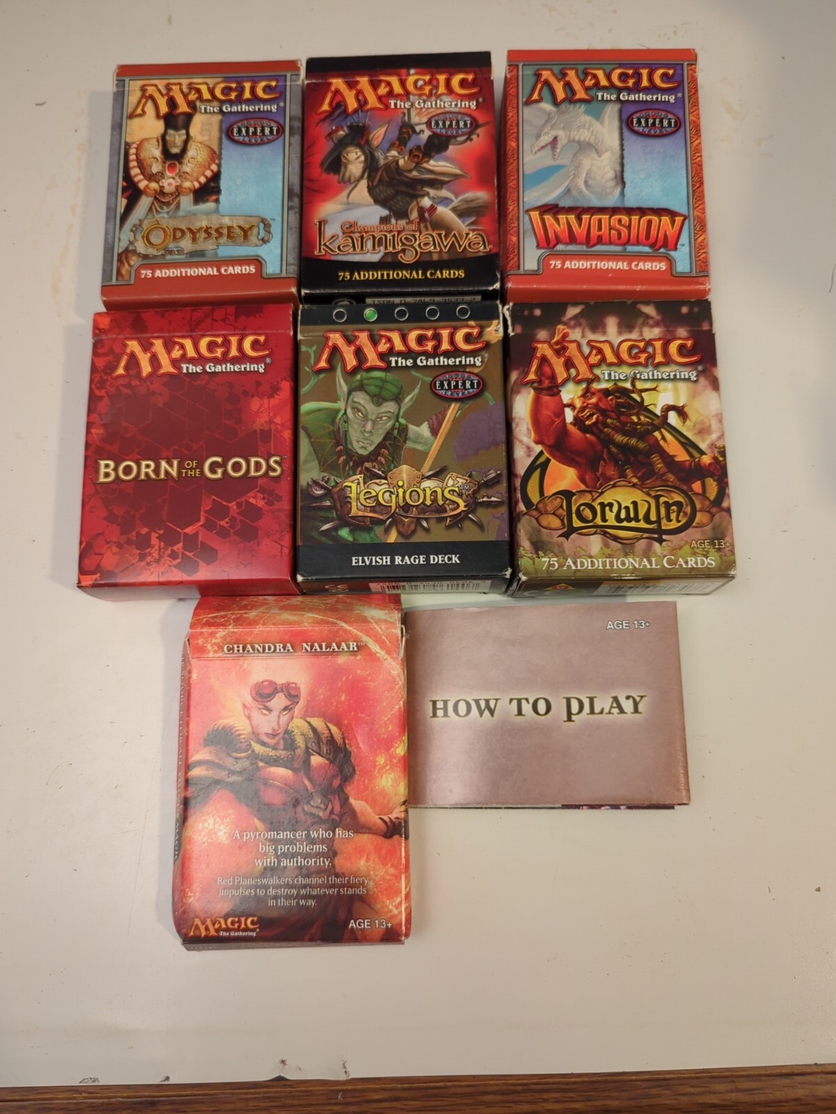 MTG Tournament Pack Box LOT OF 7 NO CARDS | eBay