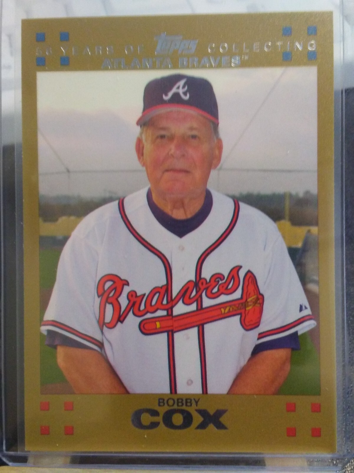 2007 Topps Gold Border #256 Bobby Cox /2007 - Atlanta Braves - | eBay