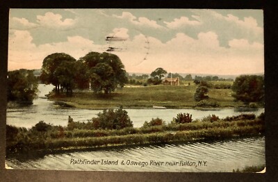 c.1905 Pathfinder Island Fulton NY postcard Oswego county | eBay