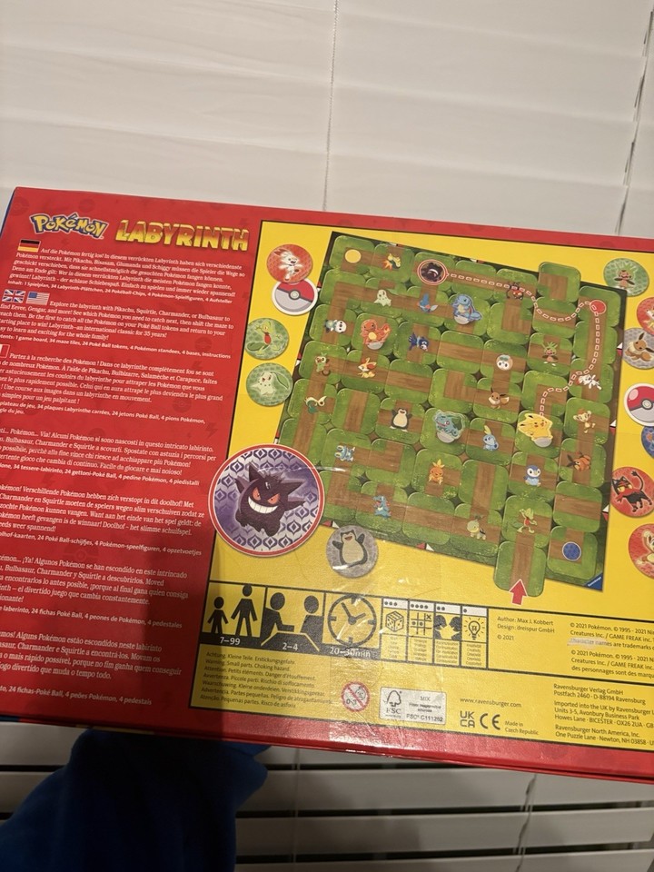 Ravensburger Pokémon Labyrinth Gotta Catch Em All Board Game Preowned ...
