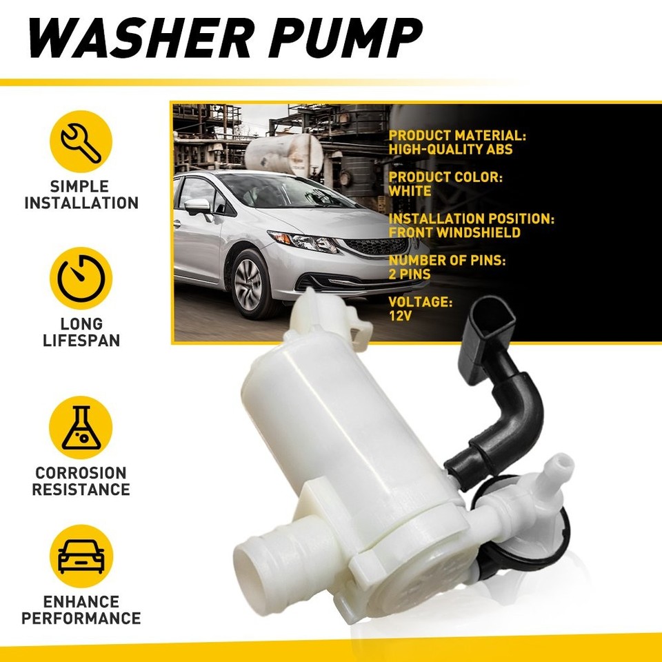 Twin Dual Outlet Windscreen Washer Pump 76846T0A013 For HONDA CR-V Mk4 ...