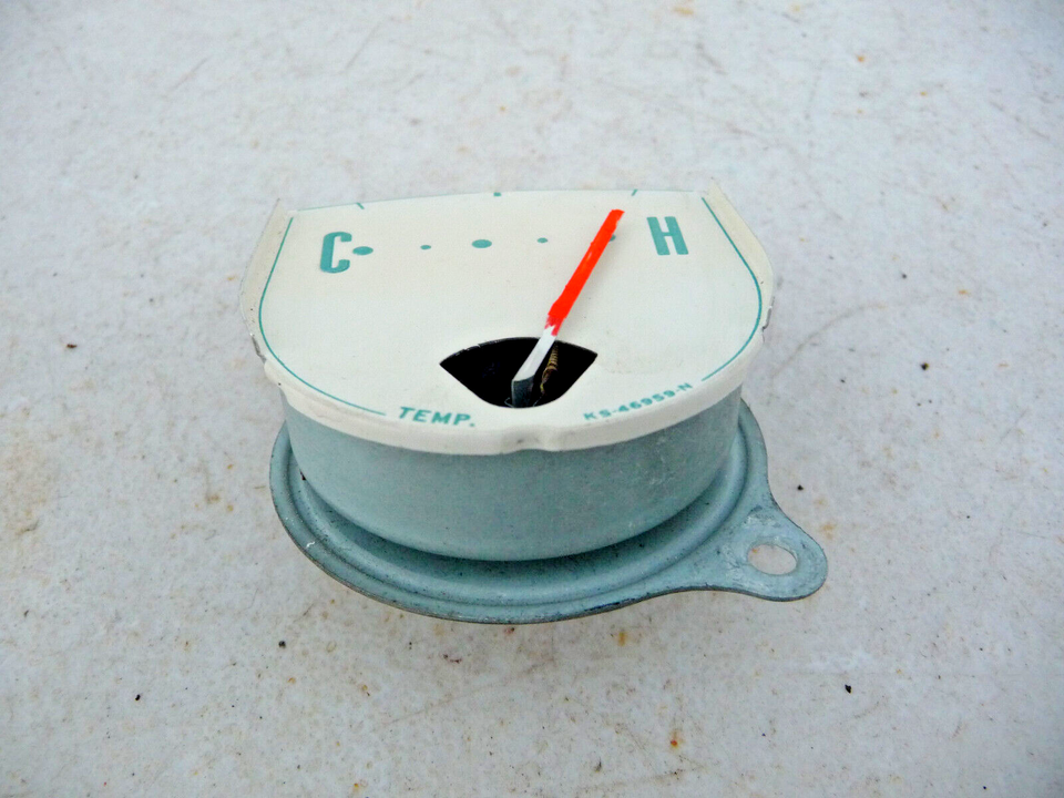 Nice Used tested 1955 Mercury original dash temperature gauge FoMoCo 55 ...