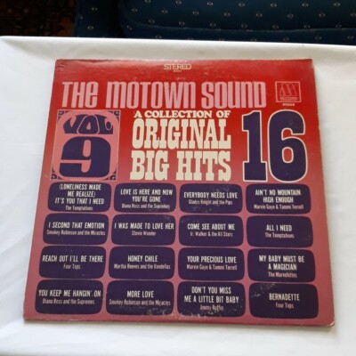 LP The Motown Sound A Collection of Original Big Hits Col. 9 1969 | eBay