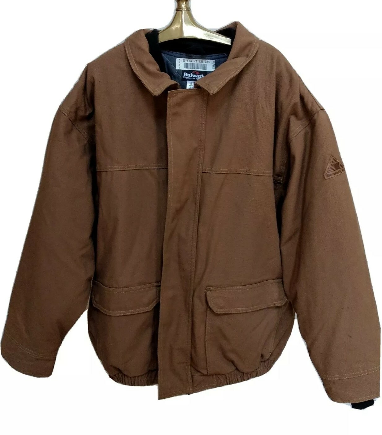 Bulwark Flame Resistant Nomex Heavy Duck Linemans Coat Mens 4X ...