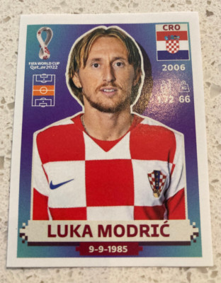 Panini Qatar 2022 World Cup Stickers Luka Modric CRO13 Croatia | eBay