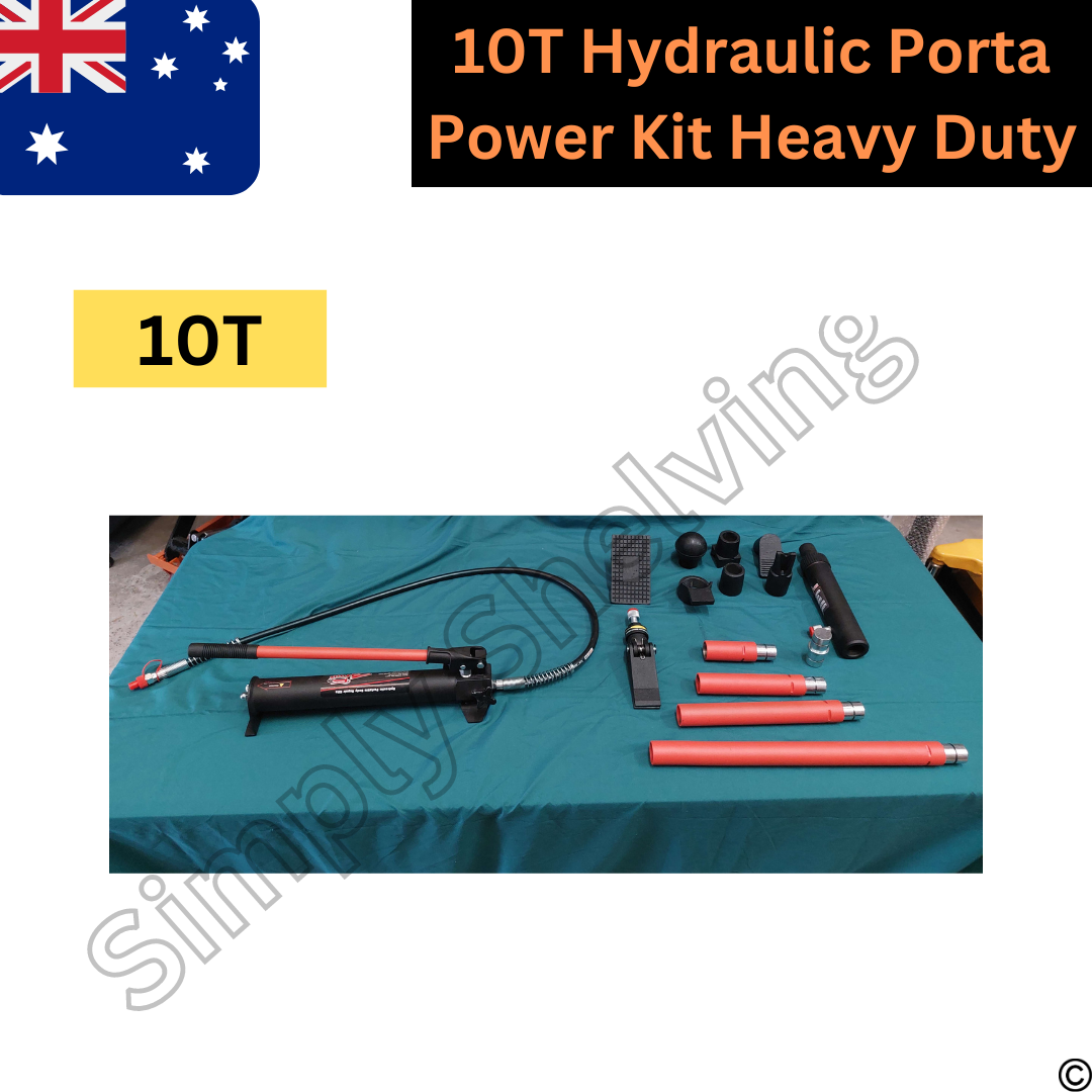 10T Porta Power Kit 16pc Hydraulic Panel Beating Car Body Dent Frame ...
