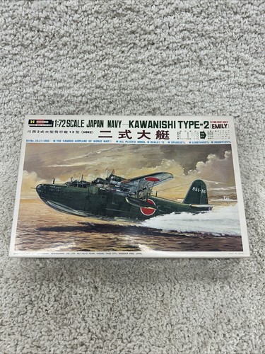 Hasegawa Kawanishi Type-2 ( Emily) Flying boat (HBK2) 1/72 - JAPAN NAVY ...