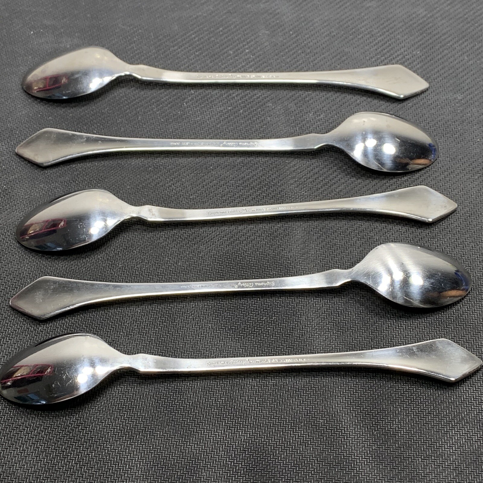 Supreme Cutlery By Towle Japan Stainless Steel 7 1/2” Teaspoon Set(5 ...