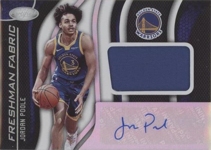 2019-20 Panini Certified - Freshman Fabric Signatures Jordan Poole #FF ...