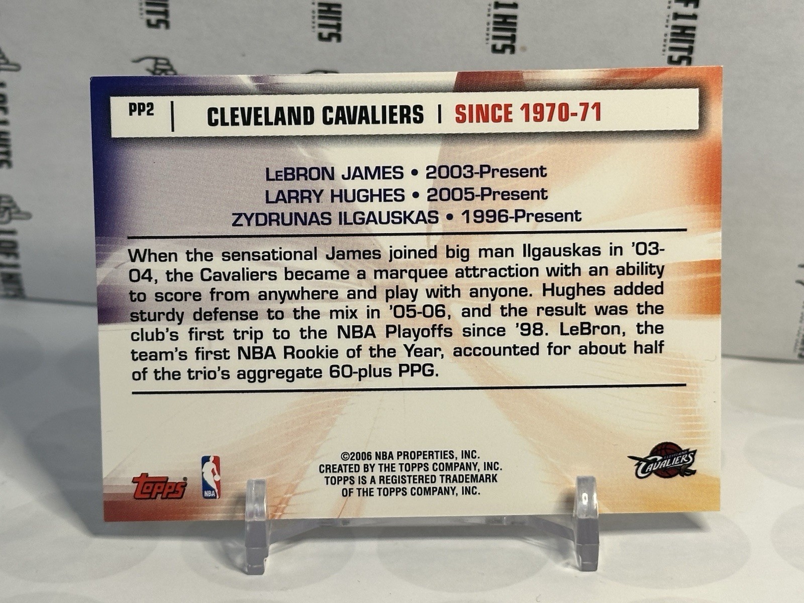 2006-07 Topps - Pride of the Program LeBron James, Larry Hughes ...