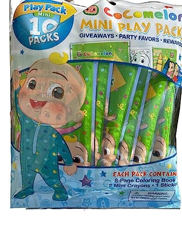 Play Packs | Party Favors | Coco Melon Mini Play Packs | Includes ...