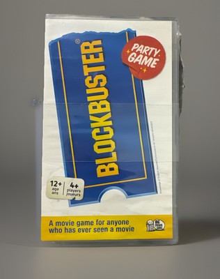 Blockbuster A Movie Party Game For Anyone Who Has Ever Seen A Movie ...
