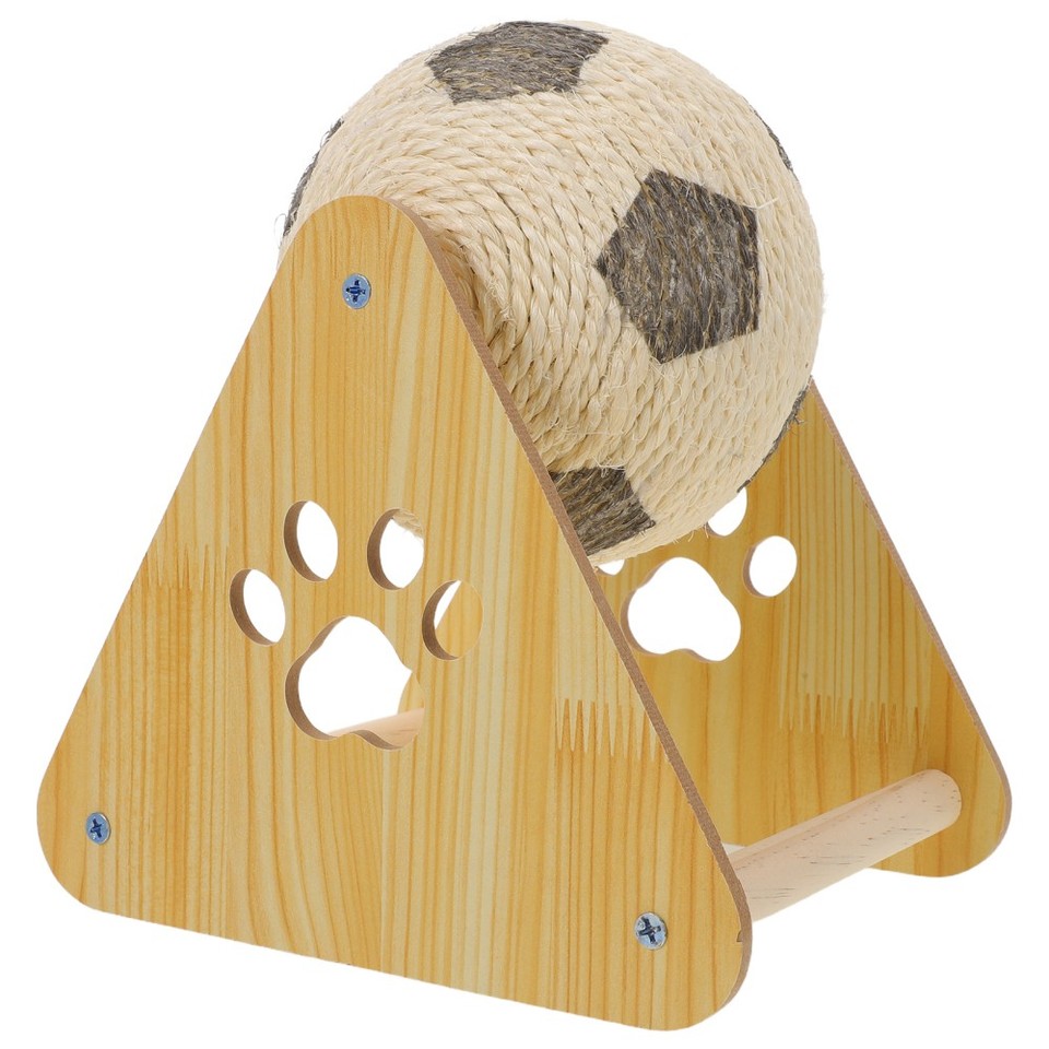 Cat Scratcher with Ball: Sisal Cat Scratch Stand - Large Kitten ...