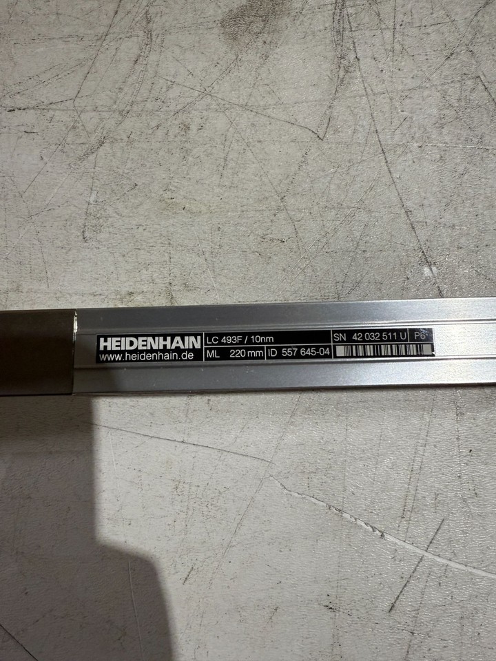 HEIDENHAIN LC 493/10NM ID: 557 645-04 LINEAR ENCODER 220 MM NEW NO BOX ...