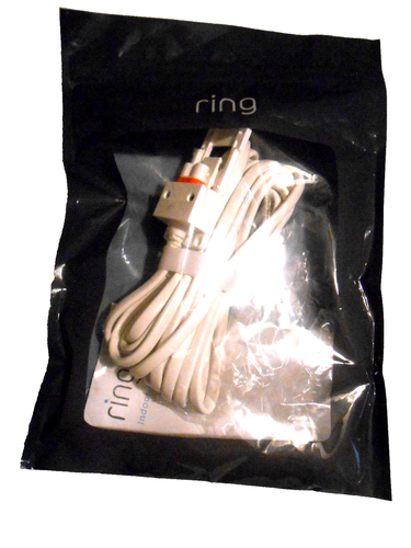 RING - Indoor/Outdoor Power Adapter - Barrel Plug- Cam Plug - WHITE ...