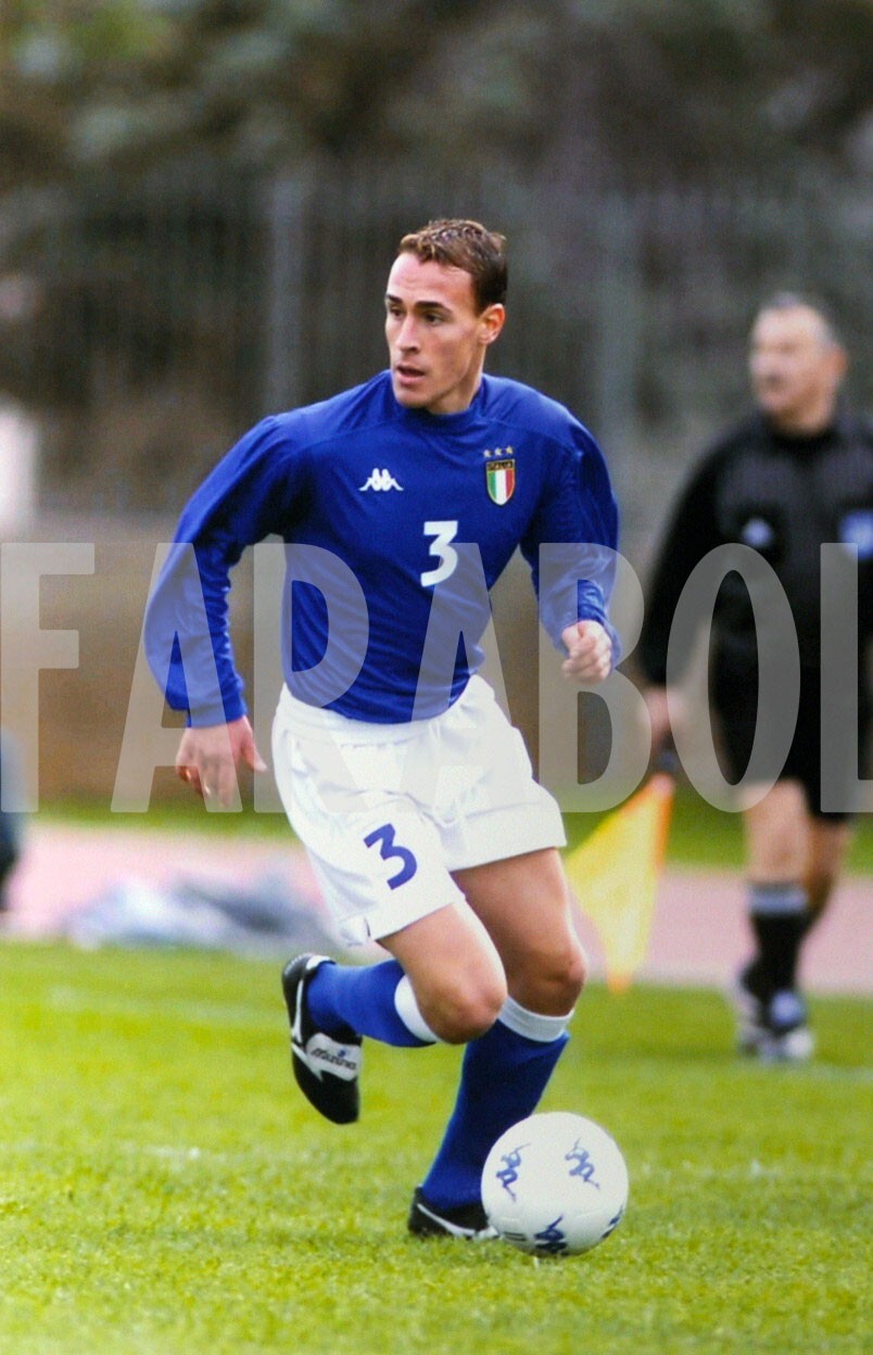 Vintage Press Photo Football, Under 21, Luca Mezzano, 2000, Print 25 X ...