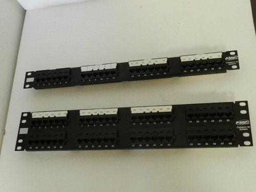 AMP Netconnect Category 5e System 19 inch Rack Mount Patch Panel | eBay