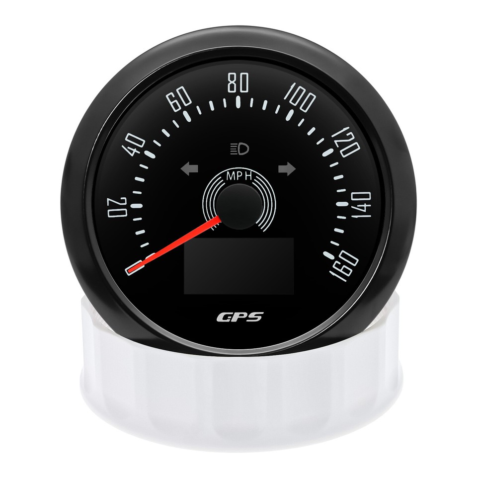 6 Gauge Set 85mm Boat GPS Speedometer 160MPH Tachometer 8000RPM with ...
