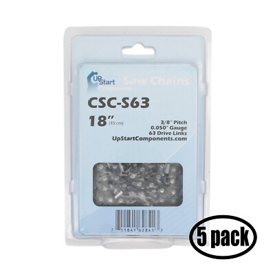 5-Pack Replacement 18-Inch S63 91PX Chainsaw Chain for Husqvarna H37 63 ...