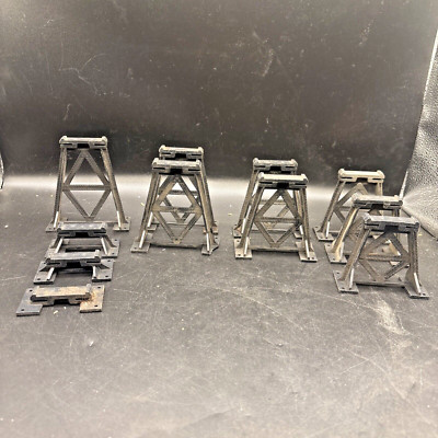 Lot Of 11 MARX Model Railroad Train Track riser Supports | eBay